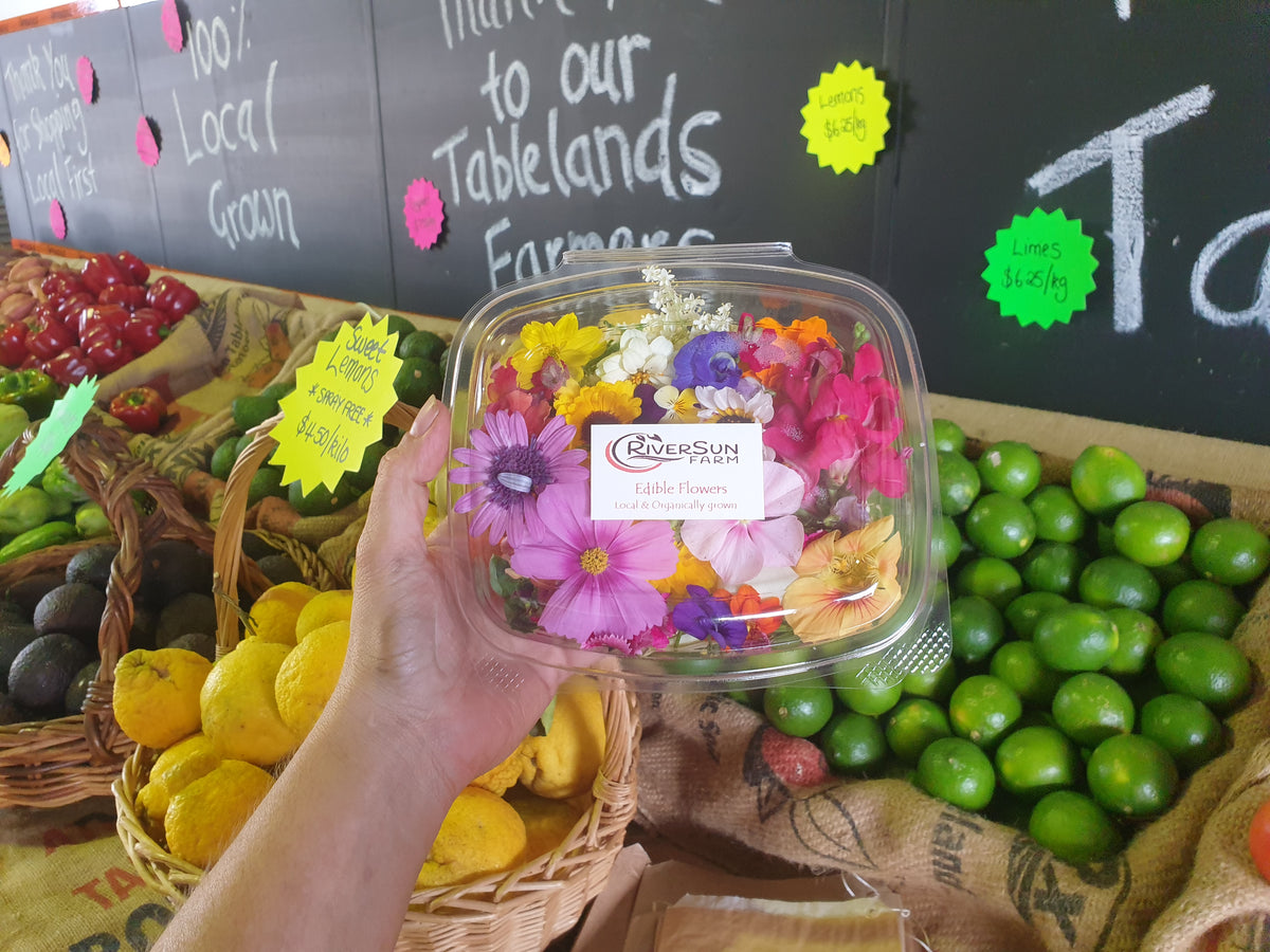 Flowers/edible punnet - spray free – Tablelands To Tabletop